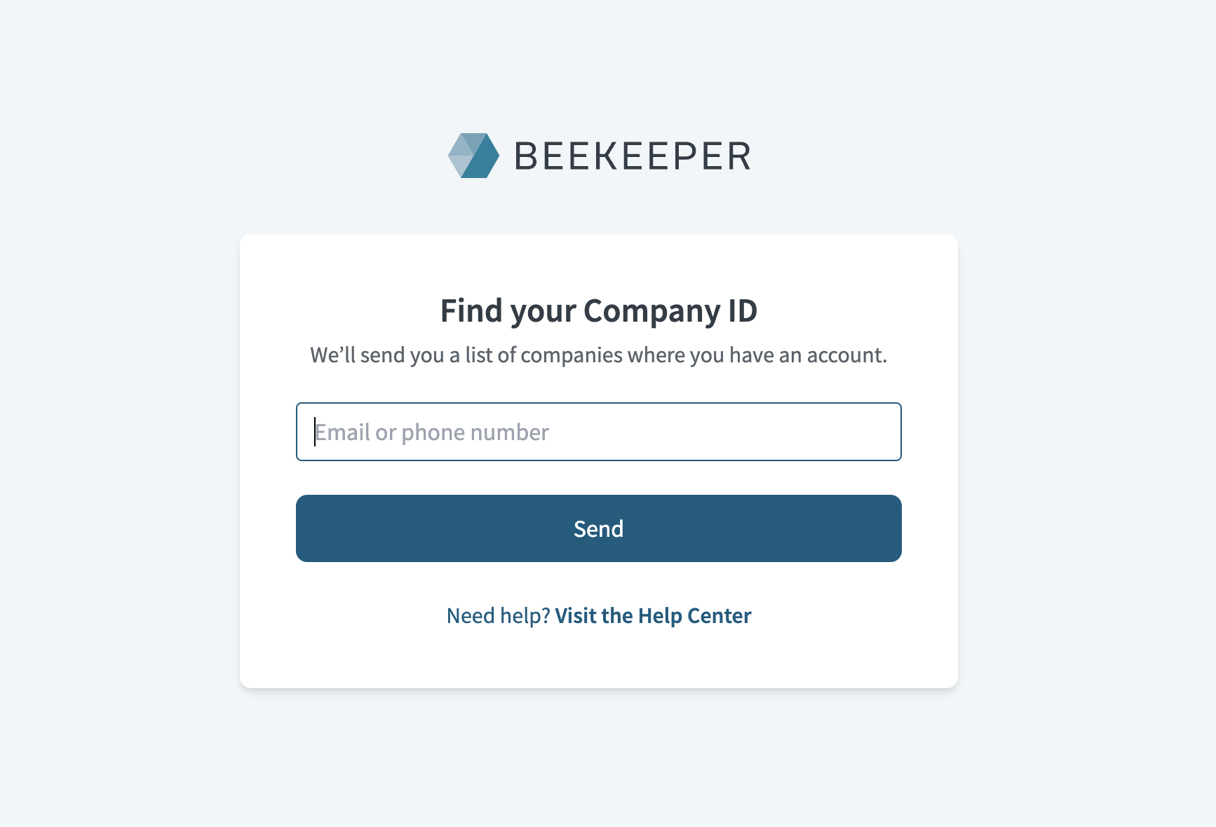 Login und Passwort zurücksetzen – Beekeeper Help Center