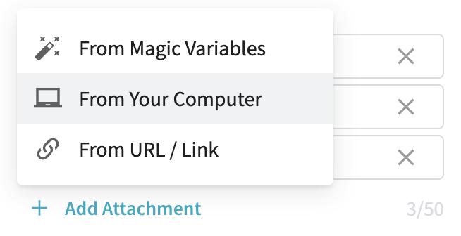 Attachments in workflows – Beekeeper Help Center