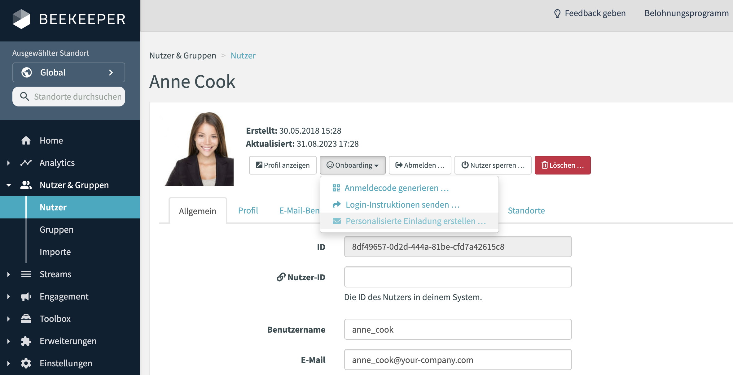 Login-Instruktionen – Beekeeper Help Center