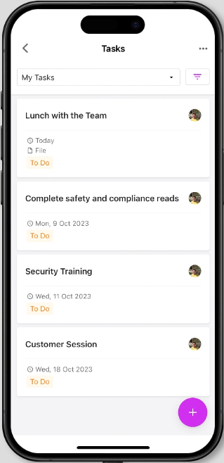 Tasks – Beekeeper Help Center
