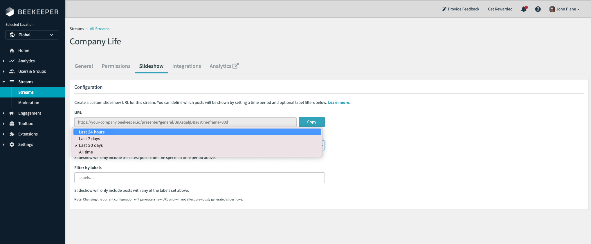 Slideshows – Beekeeper Help Center