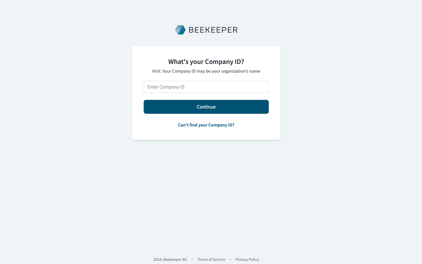 Login and password reset – Beekeeper Help Center