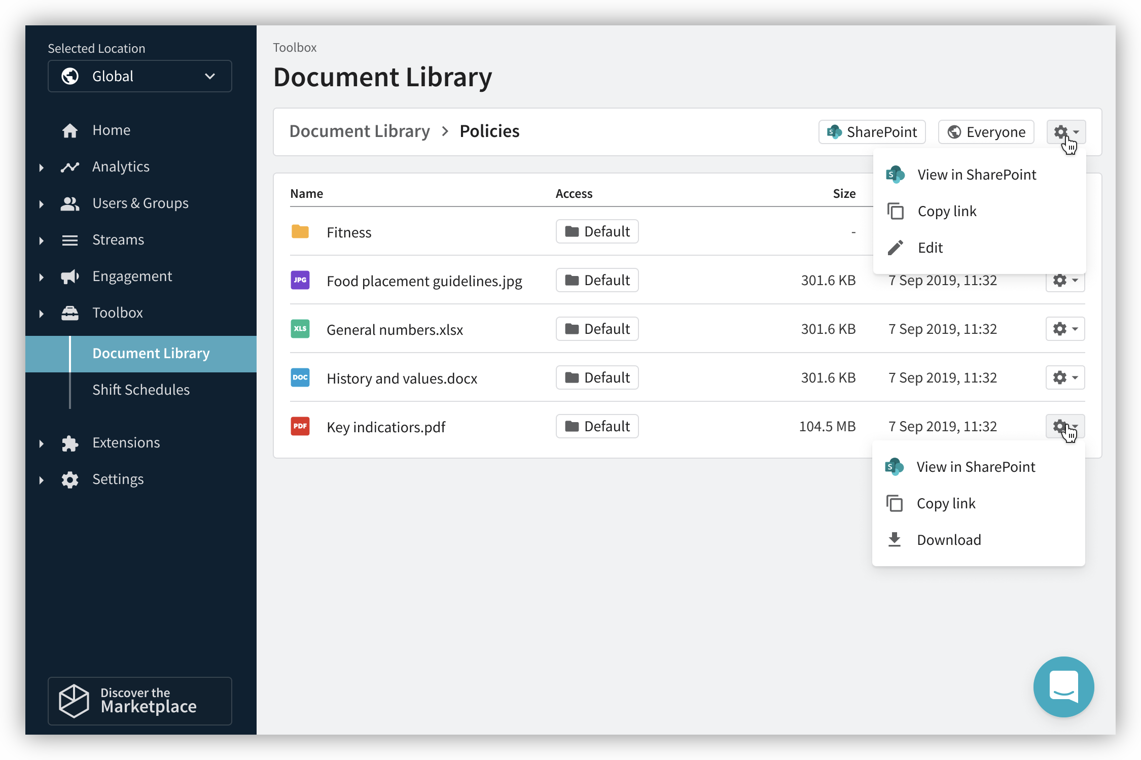 SharePoint Integration with the Document Library – Beekeeper Help Center