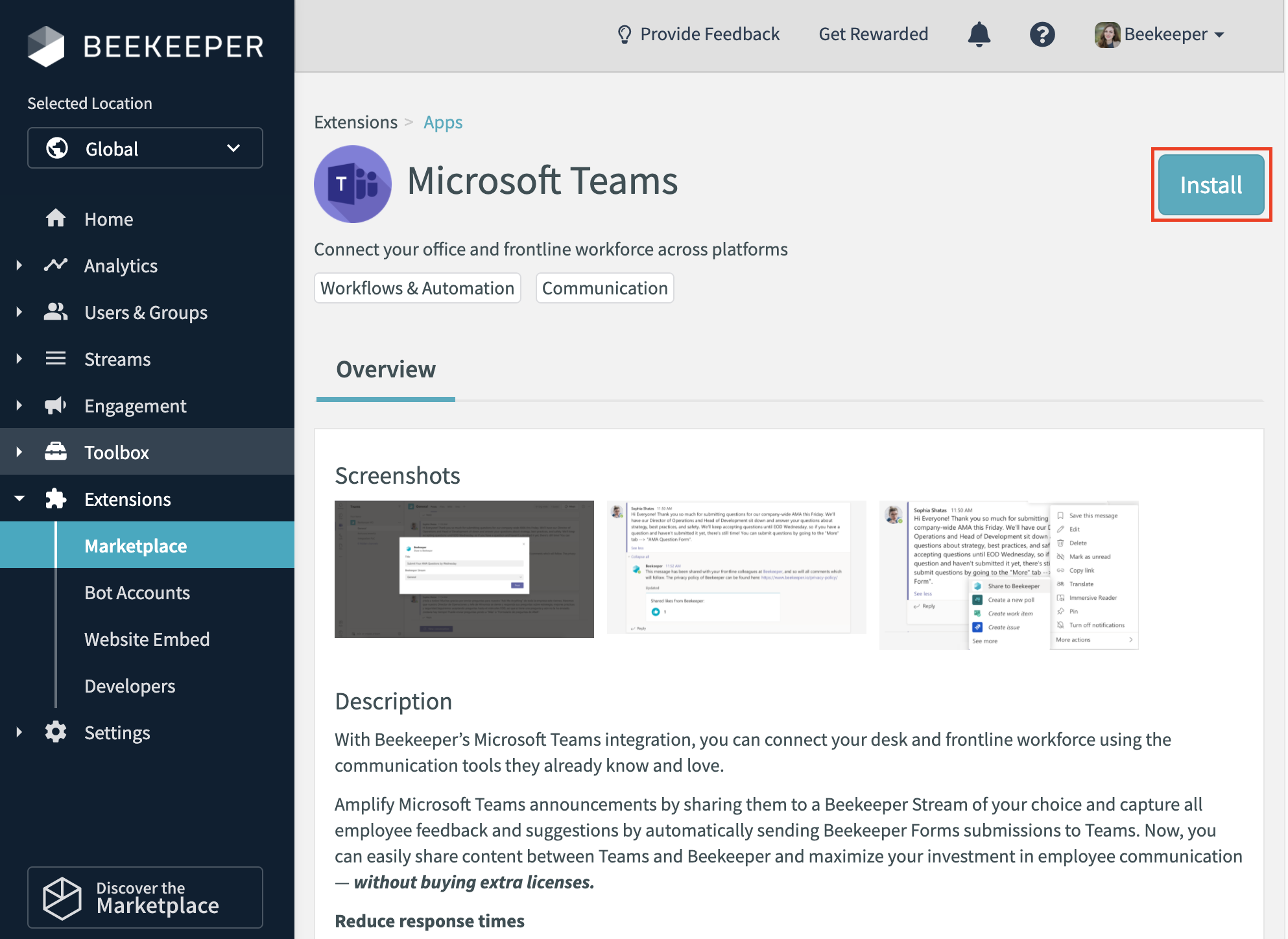 Microsoft Teams Integration Installation Guide – Beekeeper Help Center