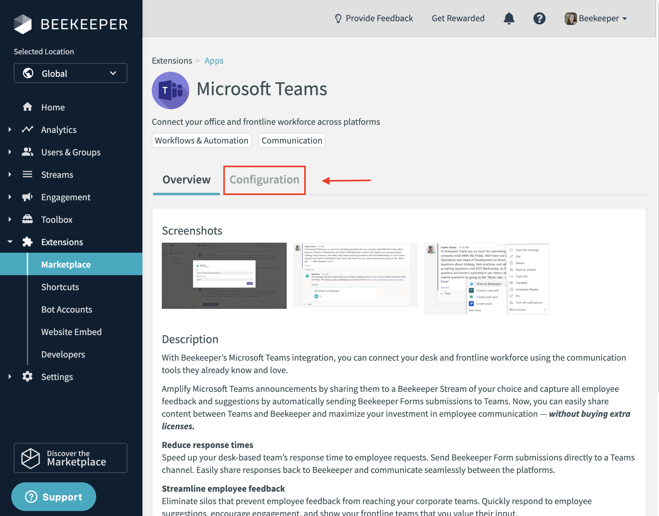 Microsoft Teams Integration Installation Guide – Beekeeper Help Center