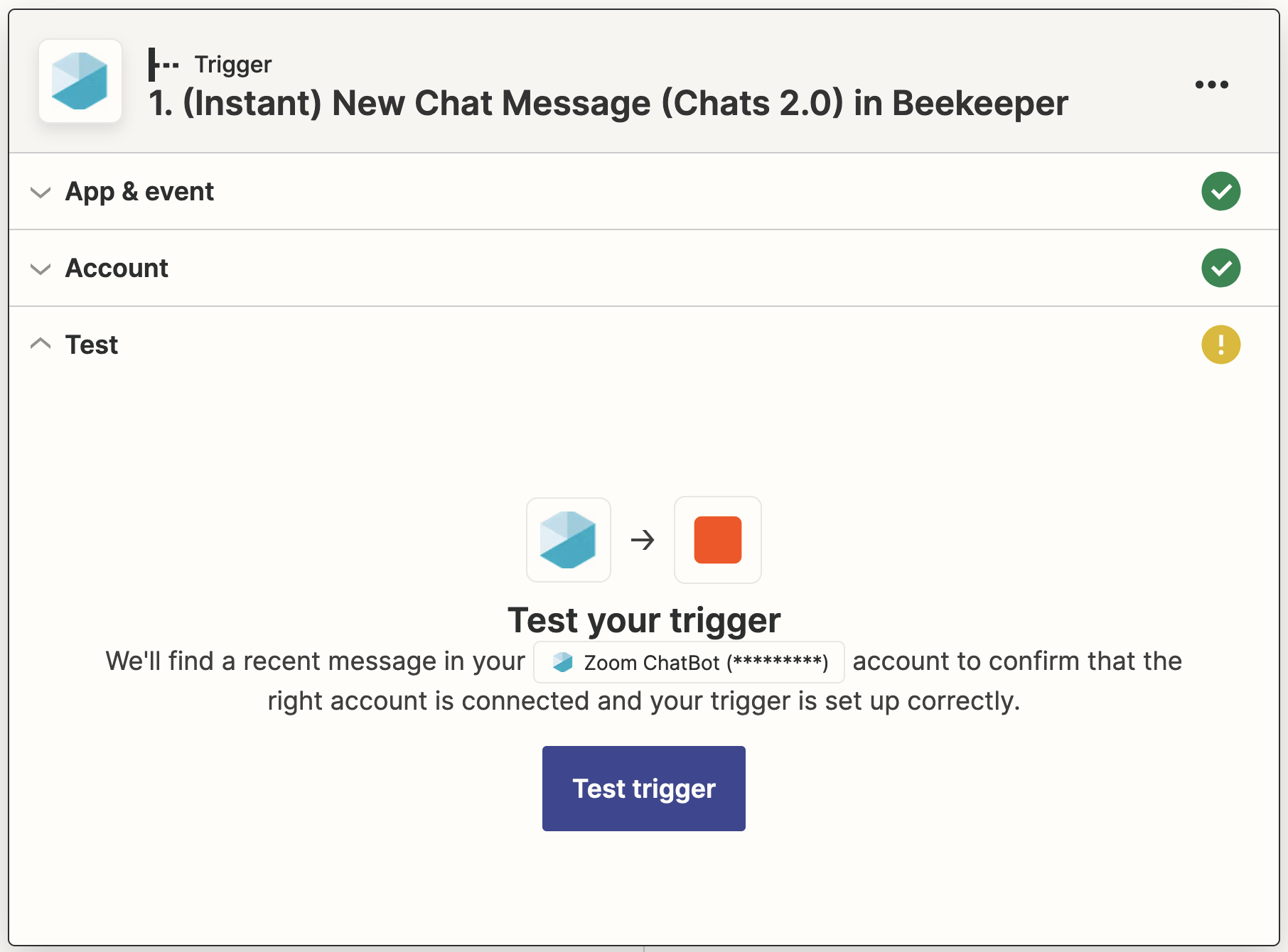 Zoom Chatbot (Using Zapier) – Beekeeper Help Center