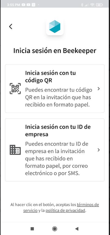 Updating Beekeeper's login language to match your phone (Android ...