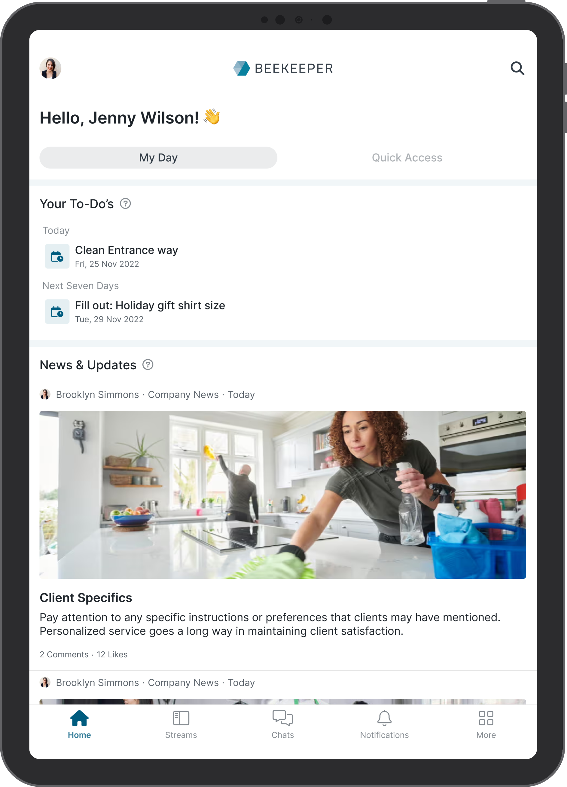 App de Beekeeper para iPad/Tableta. – Beekeeper Help Center